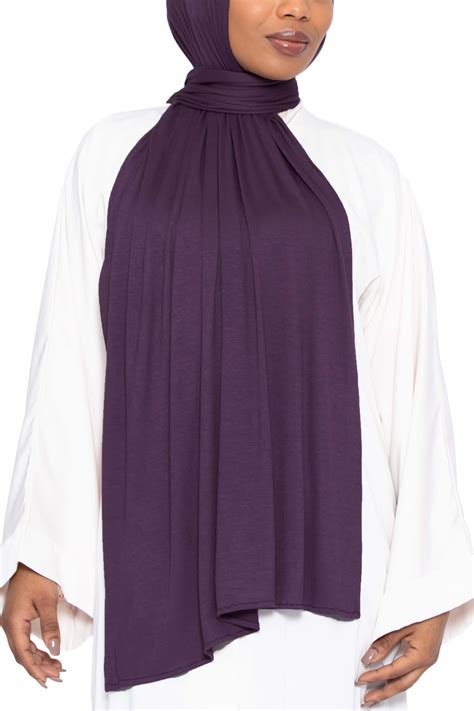 Jersey Hijab Luscious Plum Al Shams Abayas