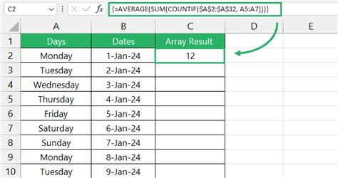 How To Use An Array Formula In Excel Examples Spreadsheeto