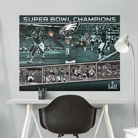 Philadelphia Eagles Super Bowl 52 Moments Mural Officially Licensed