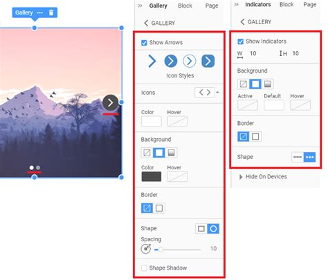 Image Gallery Slider Nicepage Help Center