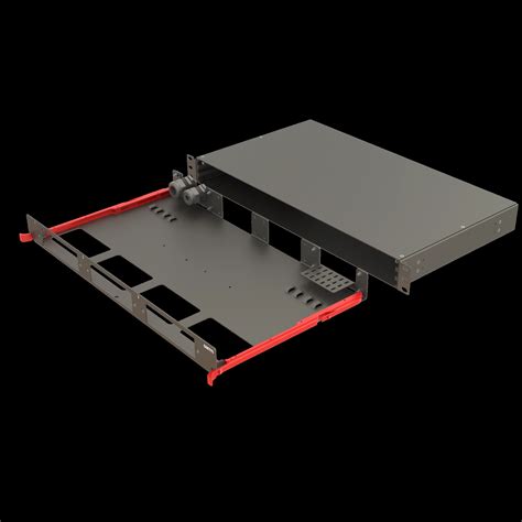 Bright Series Rail Sliding Modular Slots Empty Patch Panel