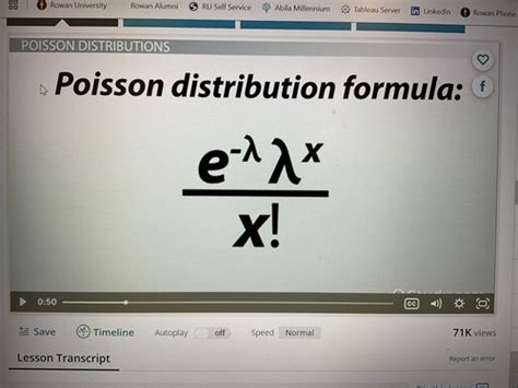 Chapter 8 Poisson Distribution Overview Formula And Examples