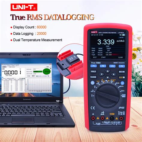True Rms Data Logging Digital Multimeter Uni T Ut A Voltage Current Tester Low Pass Filter