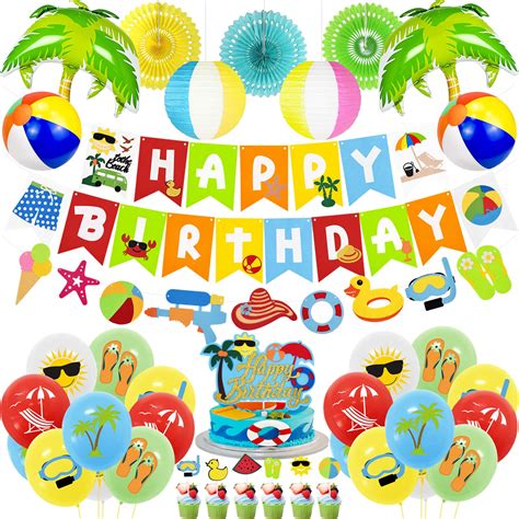 Beach Theme Party Decorations Kit At Pearl Jenks Blog