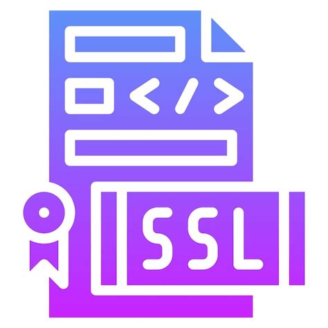 Premium Vector Ssl File Vector Icon Illustration Of Coding And Development Iconset