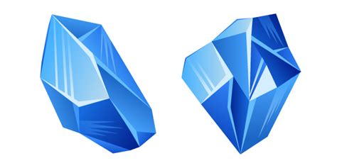 Blue Zircon Crystal Cursor Custom Cursor