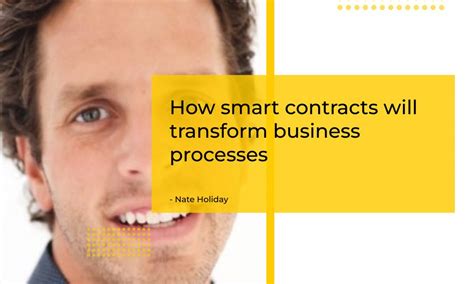 How Smart Contract Will Transform Business Processes Ceo Of Space And Time Cryptotvplus