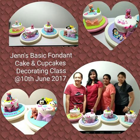 Jenn Cupcakes And Muffins Jenns Basic Fondant Cake And Decorating Class