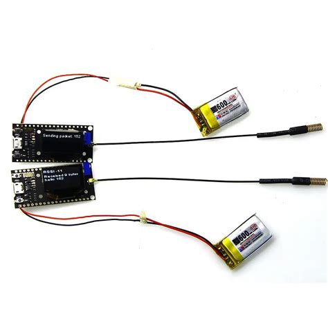 2pcs Wemos Ttgo Lora Sx1278 Esp32 096 Oled Module 16 Mt Bytes 128 Mt Bit 433mhz For Arduino