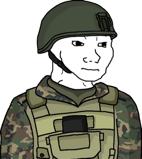 Wojak Normal Eroican Soldier Blank Template Imgflip