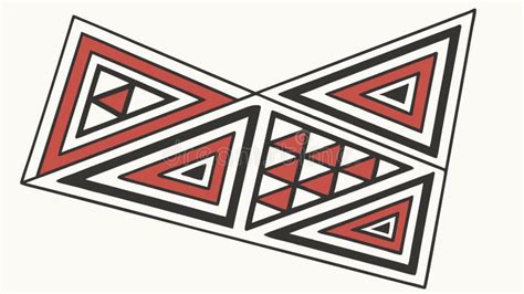 Triangle Tile Pattern Geometric Vector Background Design Vector Design Generative Ai Stock