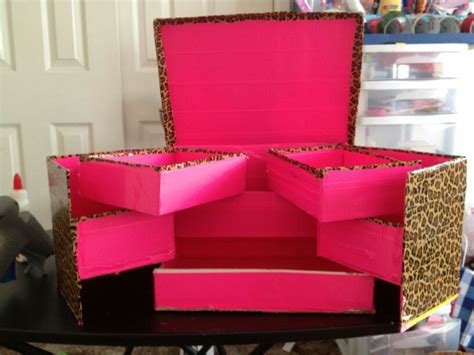 Cardboard Box Storage Diy Storage Boxes Diy Makeup Organizer Cardboard Diy Box