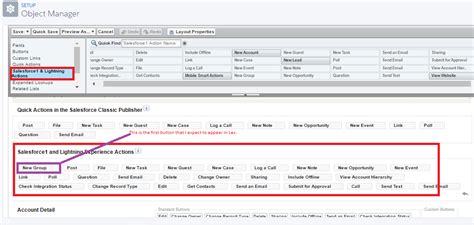Page Layout Actions On Case Object In Lightning Salesforce Stack Exchange