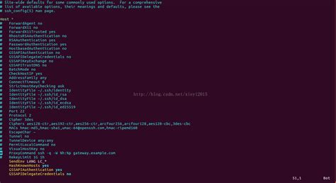 linux ssh config和sshd config配置文件 linux xieyi2015 gitcode 开源社区