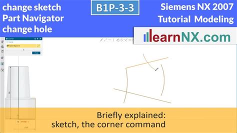 User Interface Edge Blend And Simple Hole Siemens Nx Tutorial