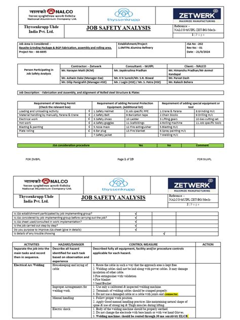 Jsa Fabrication Assembly Pdf Personal Protective Equipment Welding