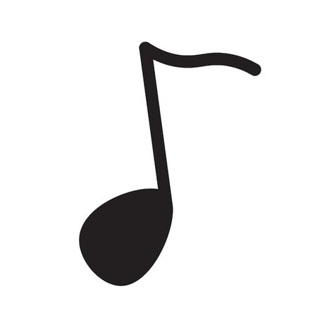 Premium Vector Music Note Flat Vector Illustration