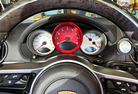 Porsche 987 Gen 2 Boxster Instrument Gauge Faces 8000 Rpm 175 Mph Manual White With