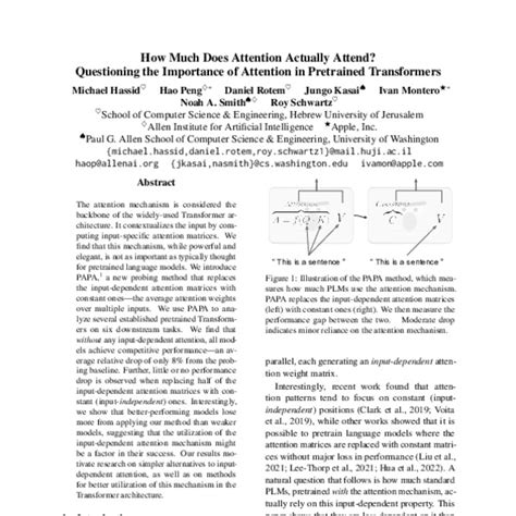 How Much Does Attention Actually Attend Questioning The Importance Of Attention In Pretrained