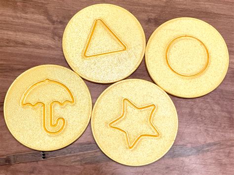 Squid Game Dalgona Cookie Coasters By Stack3d Designs Makerworld