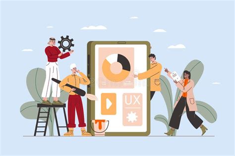 Compilación De Aplicaciones Móviles Equipo De Desarrollo Trabajando En