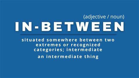 Between Or In Between Or In Between Whats The Difference Capitalize My Title