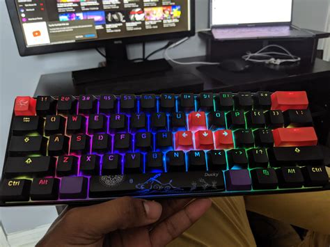Had Some Spare Keycaps From My Ducky One 2 And Slapped Em On My Anne Pro 2 Is This Crime R