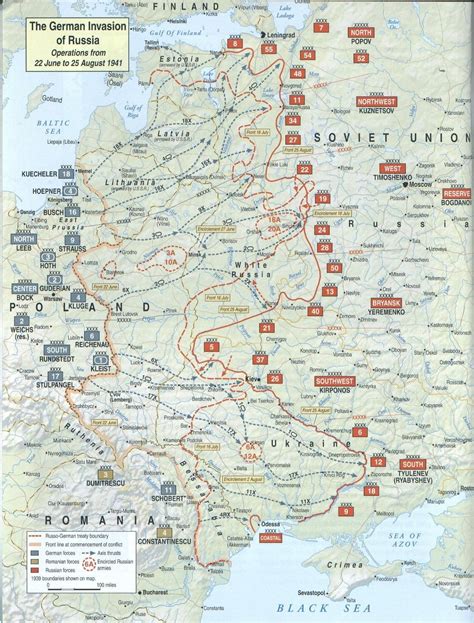E3 Barbarossa German Invasion Of Russia In Summer 1941