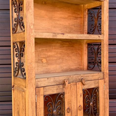 Rustic Bookcase Etsy