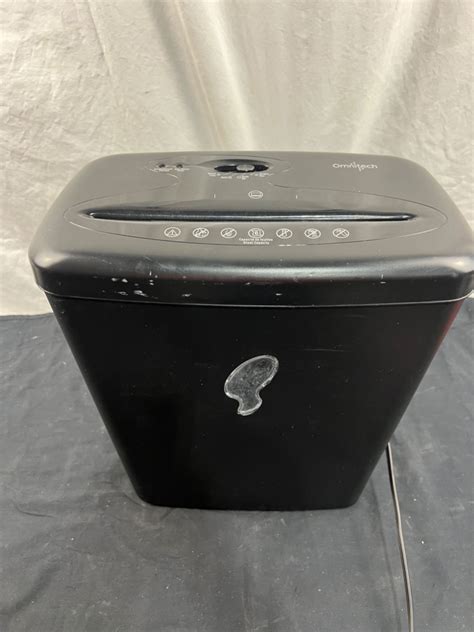 Omnitech Paper Shredder Sunrise Estate Services Ltd