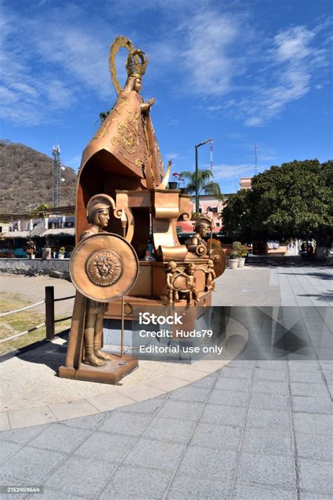 Side View Of The Majestic Our Lady Of Zapopan At Chapalas Shore Stock