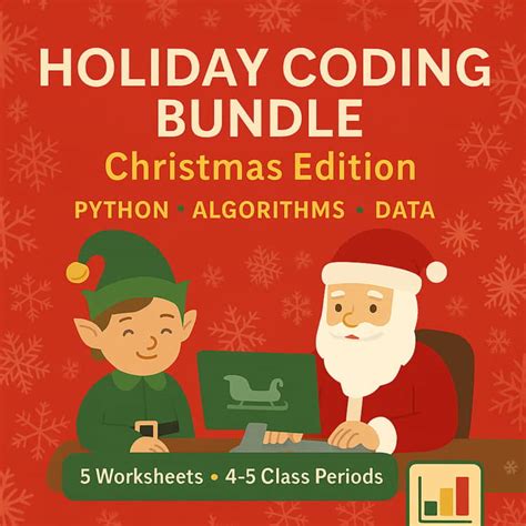 Holiday Coding Bundle Christmas Edition By Mr H Codes Tpt