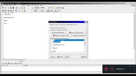 Dev Pascal Setup For Coding Youtube