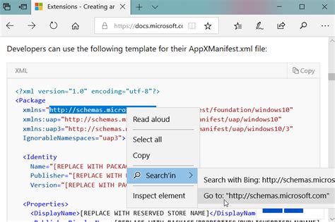 Official Right Click Context Menu Search Extension For Edge R