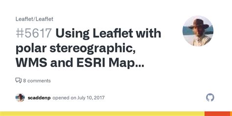 Using Leaflet With Polar Stereographic Wms And Esri Map Layer