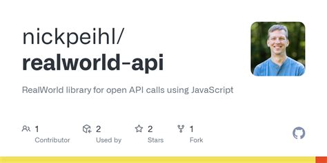 Github Nickpeihlrealworld Api Realworld Library For Open Api Calls