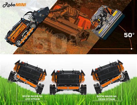 Self Propelled Robotic Mulcher Robomini Riko Ribnica