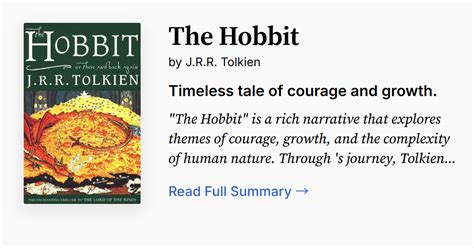 The Hobbit Or There And Back Again Summary Analysis Faq
