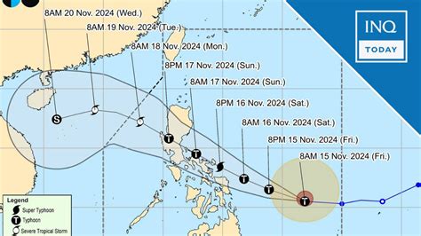 Pepito Now A Typhoon Signal No 2 Over Parts Of Samar Inqtoday