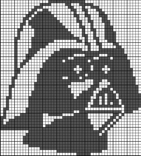 Darth Vader Star Wars Perler Bead Pattern Star Wars Crochet Star Wars Quilt Darth Vader Quilt