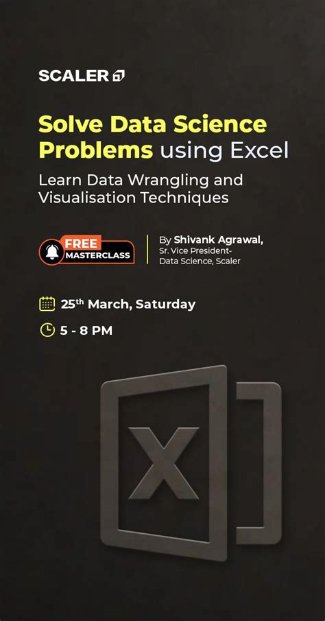 Scaler On Linkedin Solve Data Science Problems Using Excel