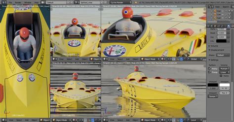 Dart Levi Andreani Blender Viewport Rendering Boat Design Net