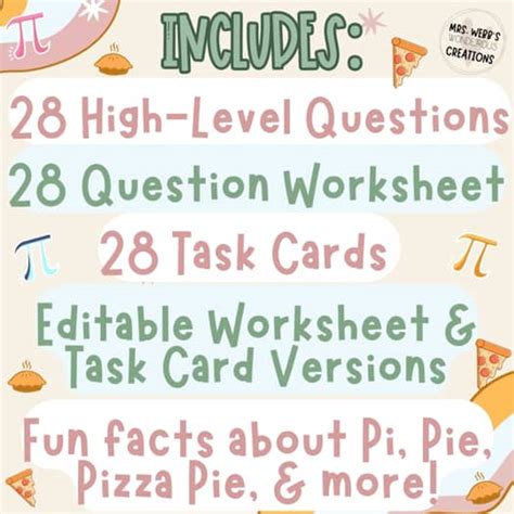 Editable ELA Pi Day Claims Supporting Evidence Activity Task Cards