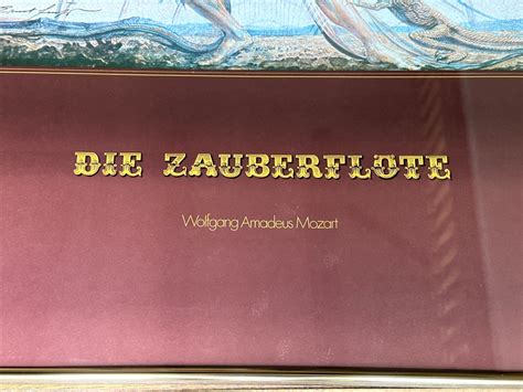 Vintage Original German Hamburgische Staatsoper Opera Poster Die