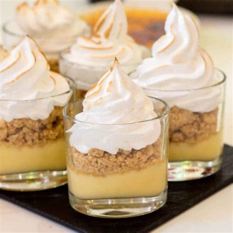 Deconstructed Lemon Meringue Pie Recipe With Lemon Curd And Crumble