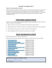 Tutorial 1 Pre Tutorial Tasks 2 Pdf Tutorial 1 Teaching Week 2