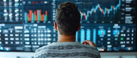 premium photo business intelligence analyst interpreting data visualizations dashboards and