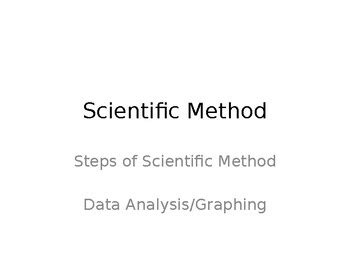 Scientific Method Notes With Graphing And Data Analysis TPT