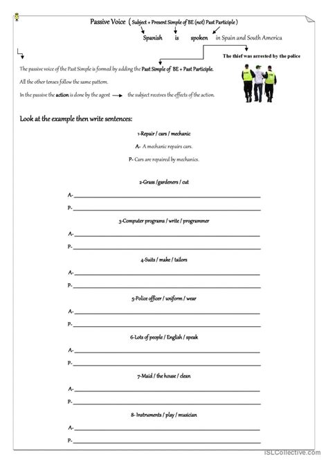 Passive Voice English Esl Worksheets Pdf And Doc
