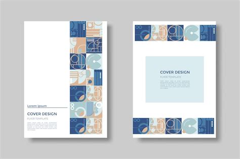 추상적 인 기하학적 모양 패턴 Bauhaus 최소한의 예술 디자인 배경 현대 원형 삼각형 및 사각형 Bauhaus 패턴 배경